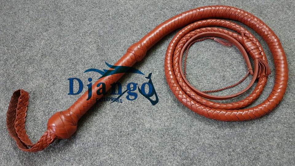 Indiana Jones Bullwhip 12 Plait Top Grain Cowhide Leather Shot Loaded ...