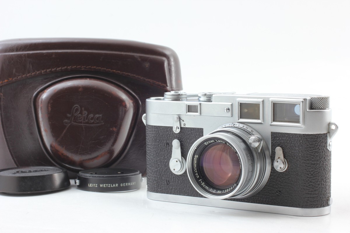 Exc+5* Leica M3 Double Stroke Film Camera w/ Summicron 5cm Exc+5* Leica M3 Double Stroke Film Camera w/ Summicron 5cm