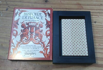 Vintage Fournier Playing Cards HISTOIRE de FRANCE Sealed Deck in Orig ...