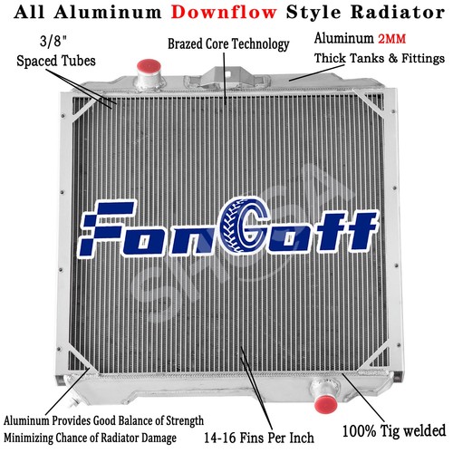 3 Row Radiator For 2002-2004 Hummer H1 6.6L 92-2001 AM General Hummer 6 ...