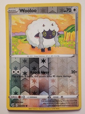 Wooloo (222) Common SWSH08: Fusion Strike 222/264 LP-NM | eBay