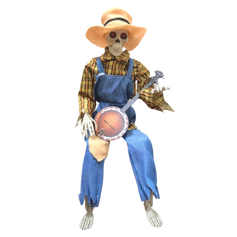 Halloween Funny Animated Dueling Banjo Skeletons Joint Adjustable ...