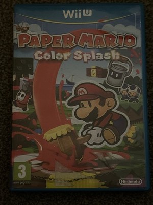 Paper Mario Color Splash Wii U Nintendo Super Mario Video Game | eBay UK
