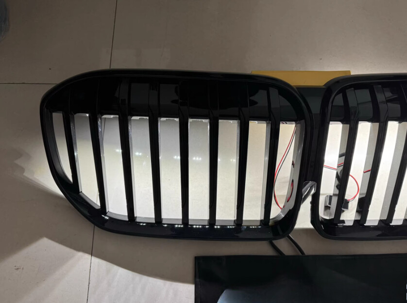 Gloss Black W/LED single Slat Car Front Kidney Grill Fits 2016-2019 BMW ...