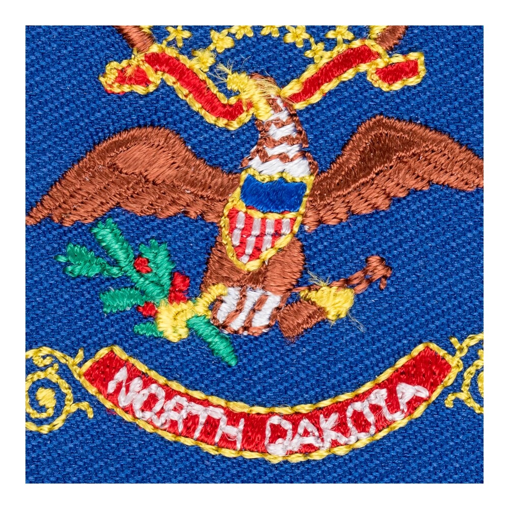North Dakota State Flag Shield Patch, United States of America Patches ...