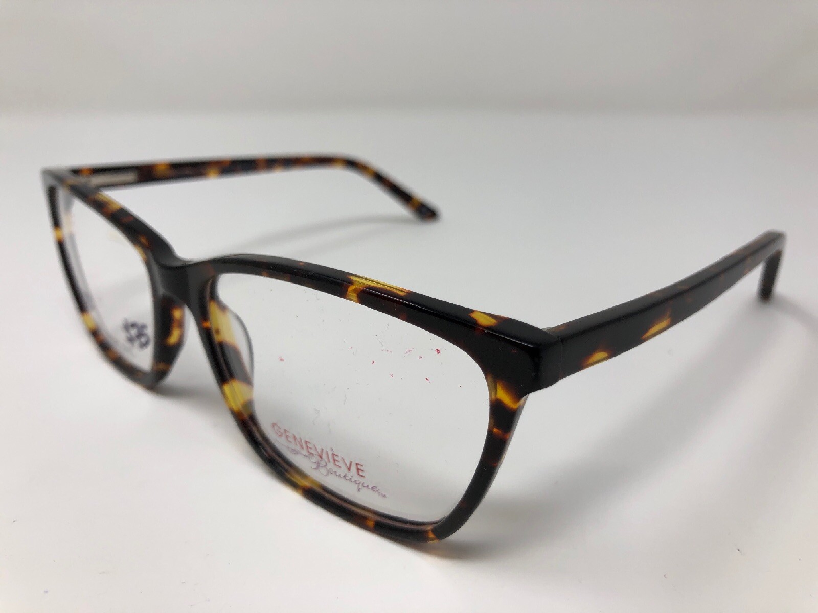 Genevieve Boutique Eyeglasses Frame Modern Exclusive 58-16-140 Tortoise ...