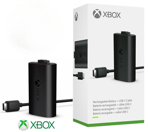 Microsoft Xbox Play & Charge Rechargeable Controller USB-C Cable Kit ...