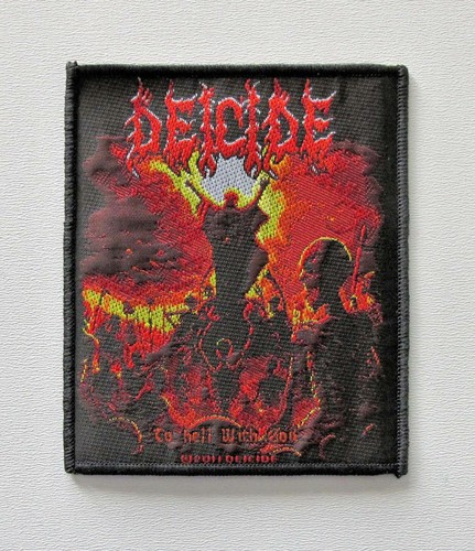 DEICIDE - TO HELL WITH GOD - Official Woven Patch | eBay