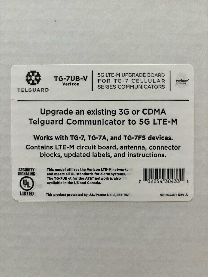 TG-7UB-V TELGUARD. Verizon. 5G Upgrade Kit. Factory Sealed. | eBay