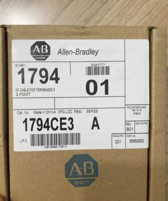 New Allen-Bradley AB 1794-CE3 Flex I/O 1794-CE3 3FT Extender Cable ...