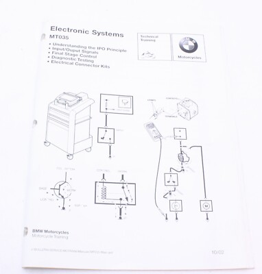 BMW MT035 Electronic Systems Training Manual 10/02 | eBay