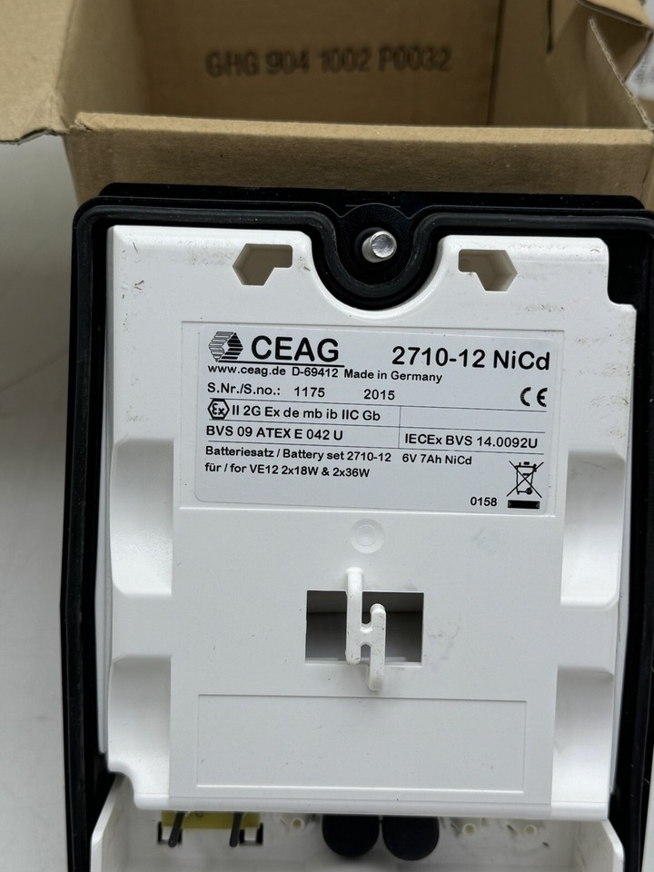 CEAG/COOPER 22710906000 BATTERY SET TYPE 2710-12 NiCD | eBay