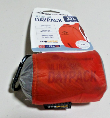 Sea To Summit Ultra-Sil Daypack Spicy Orange 20L Packable Lightweight ...