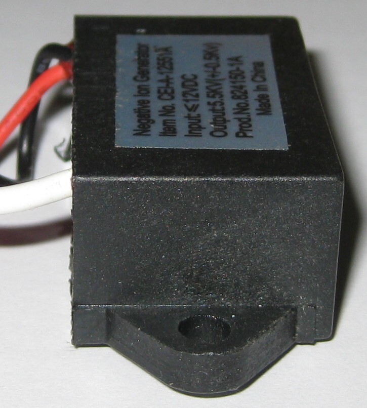Small Negative Ion Generator - 12 VDC - 5.5 kV Output – Produces 3 ...