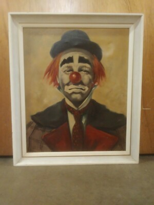 Famous Crying Clown Painting