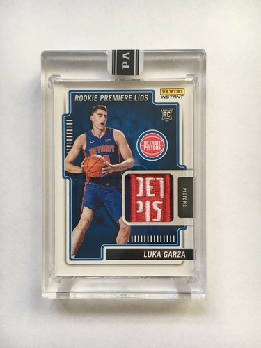 2021-22 PANINI NBA INSTANT ROOKIE PREMIERE LIDS RC LUKA GARZA #10/10 ...