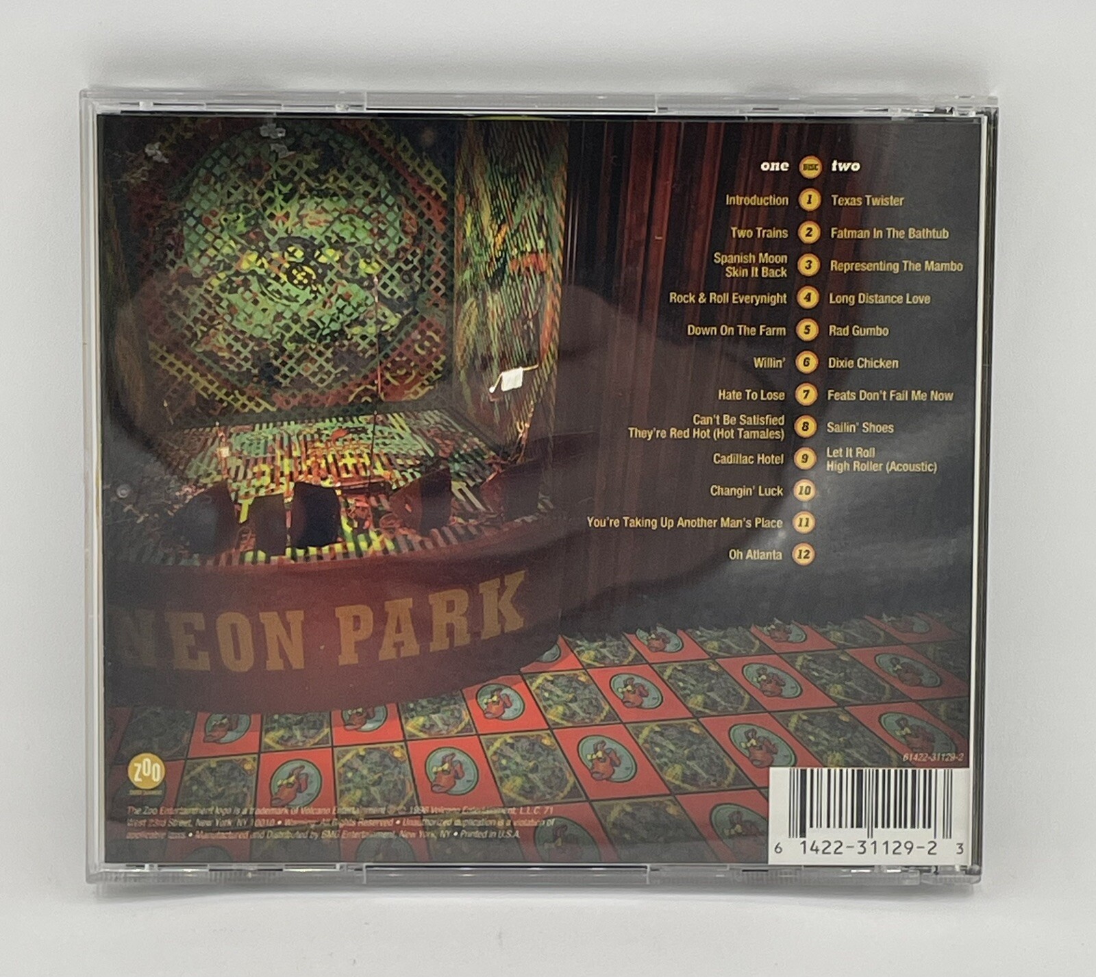 Little Feat Live From Neon Park 2 CD 1996 | eBay