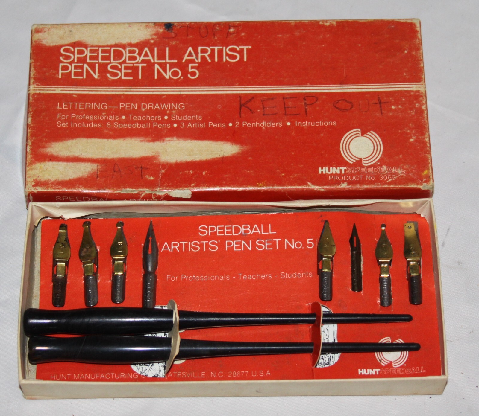 c1970s HUNT SPEEDBALL ARTIST PEN CALLIGRAPHY SET NO. 5 USED | eBay