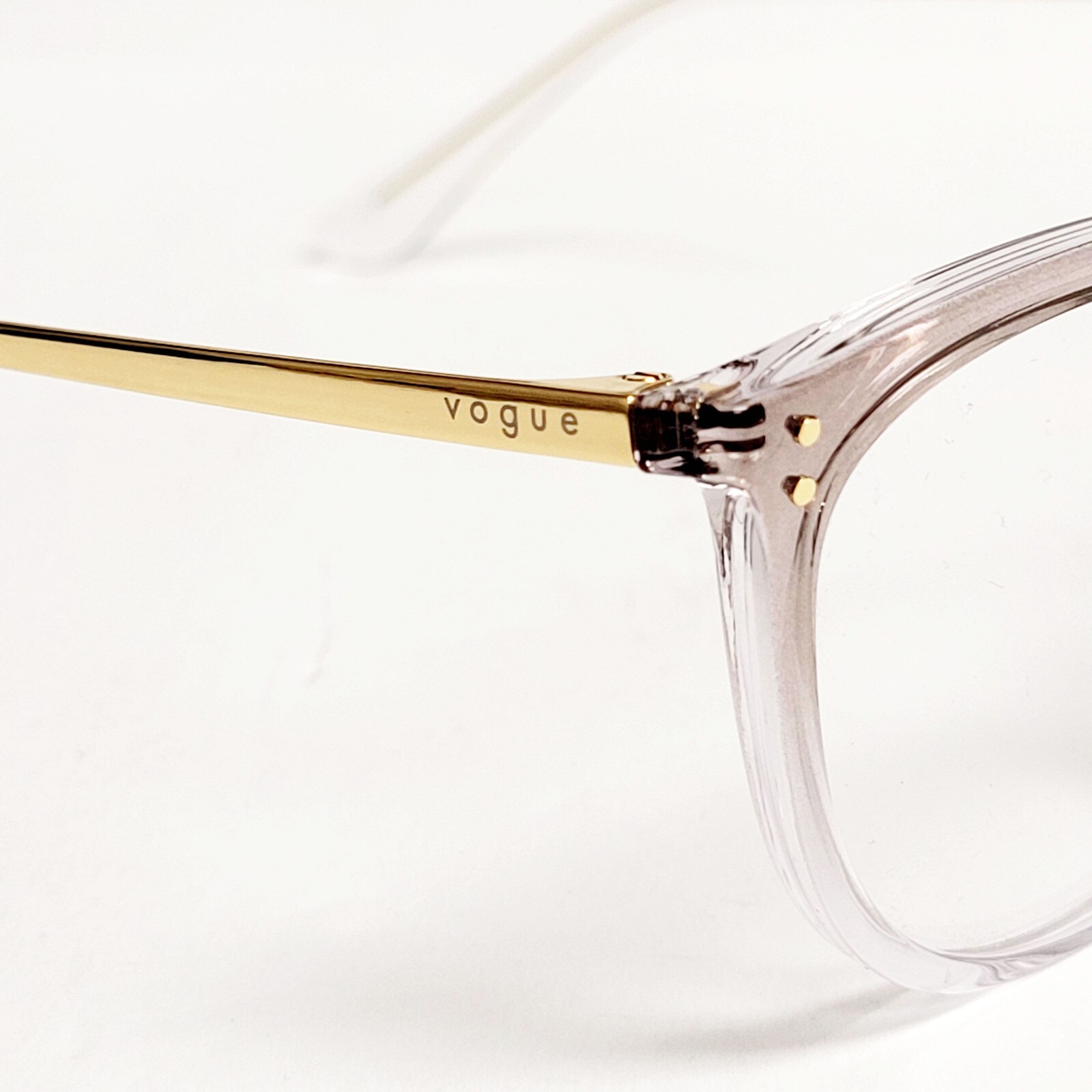Vogue Eyewear Eyeglass Frames Transparent Cat Eye Frame Eyeglasses ...