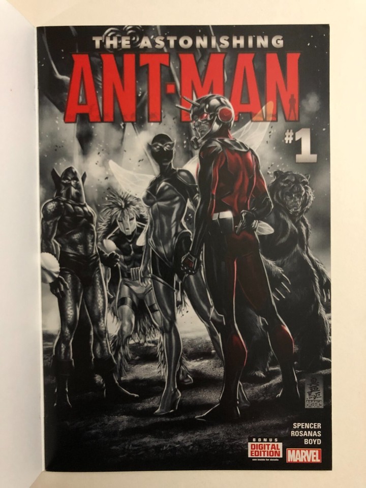 Original sketch cover variant art, Paul Rudd, Antman by Dan Neidlinger ...