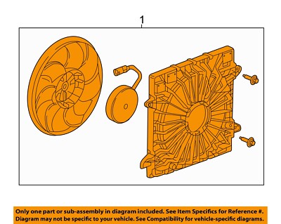 GM OEM 17-19 Acadia,Blazer,XT5 Cooling Cooling Fan-Fan Assy 23412299 | eBay