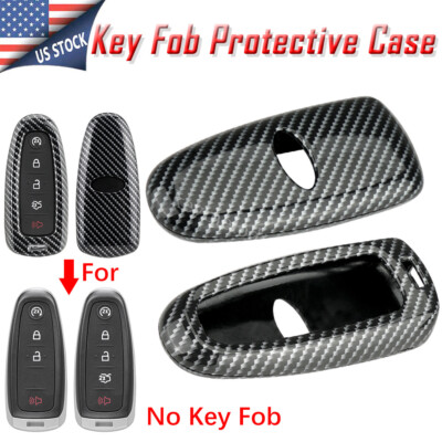 for Ford Edge Escape Explorer Expedition Carbon Fiber Remote Key Fob ...