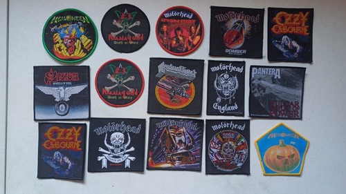 Heavy Metal woven patch various bands | eBay