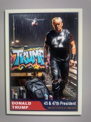 Donald Trump 2024 “47“ Custom ACEO Card Taking Back The City | eBay