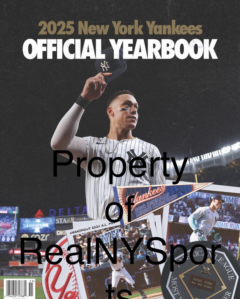 2025 NEW YORK YANKEES OFFICIAL YEARBOOK COLE JUDGE VOLPE NEW | eBay