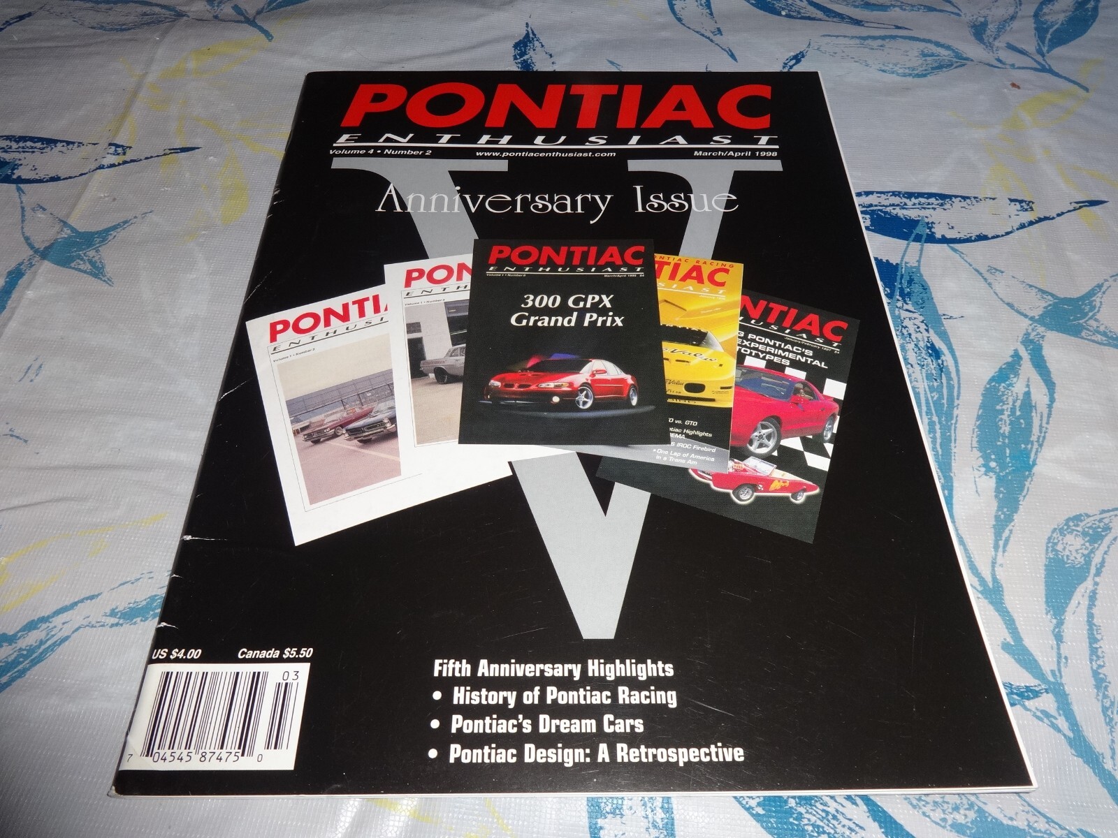 PONTIAC ENTHUSIAST MAGAZINE MARCH 1998 ANNIVERSARY ISSUE | eBay