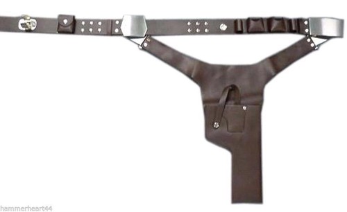 Han Solo Blaster Belt Holster + Droid Caller + Greeble Costume Pouch | eBay