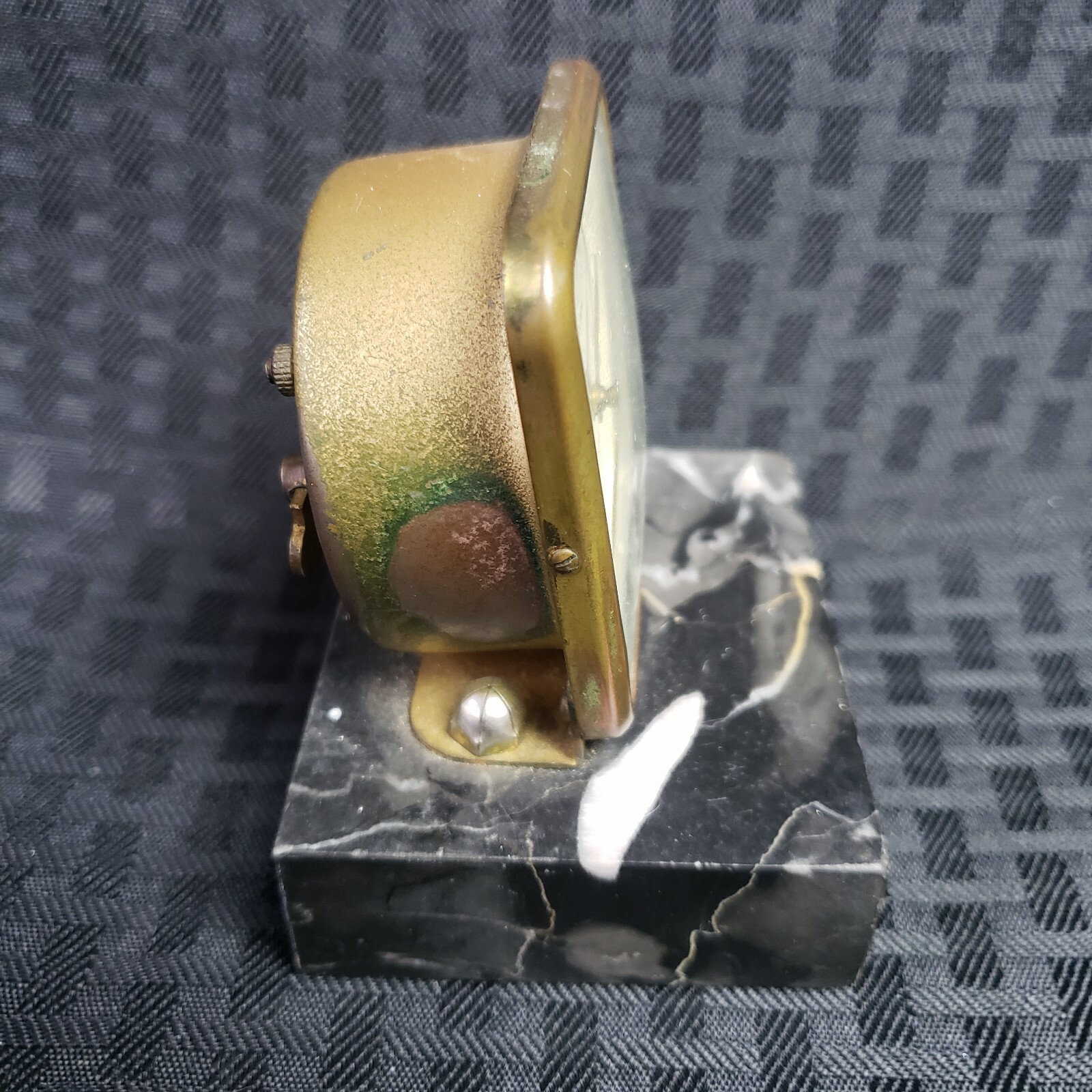 Vintage Florn West Germany Alarm Clock On Marble Base | eBay