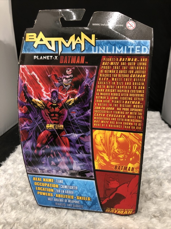 Batman Unlimited PLANET-X BATMAN Action Figure with Bat Mite DC Mattel ...