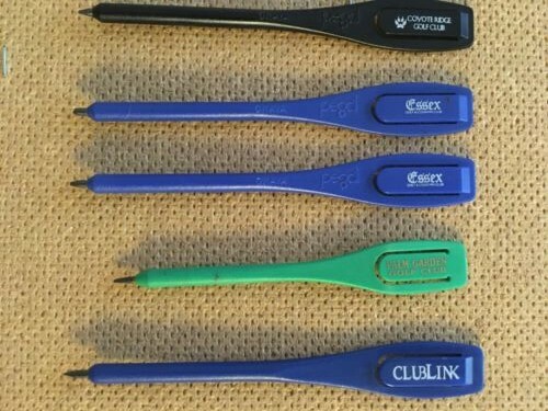 Lot of 5 Plastic Golf Course Pencils Clublink Essex Coyote Ridge Palm ...