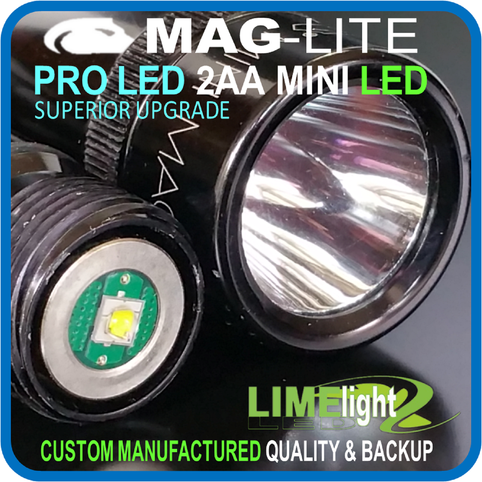 MAGLITE LED UPGRADE MINI 2AA REPLACEMENT MODULE BULB GLOBE 420LM ...