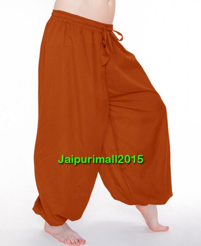 Russet Cotton Harem Pant Yoga Genie Tribal Belly Dance Pantaloon ...