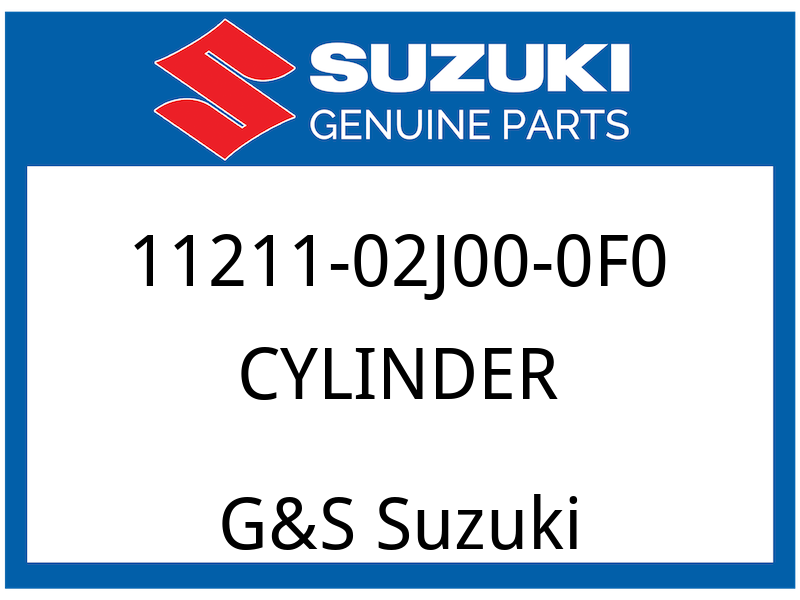 Suzuki OEM Part 11211-02J00-0F0 CYLINDER | eBay