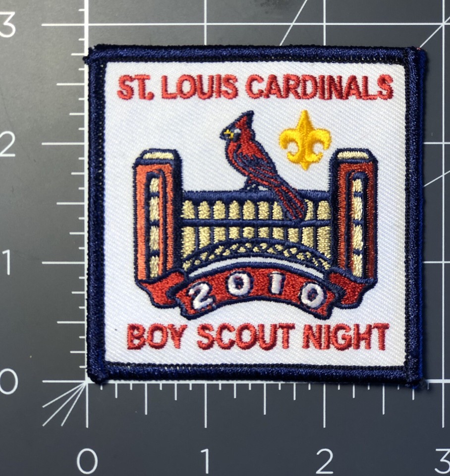 St. Louis Cardinals 2010 Boy Scout Night Embroidered Patch BSA 3” | eBay