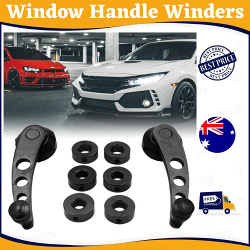 Universal Window Crank Handle Winder Kit for Truck Car Door Pack of 2 ...