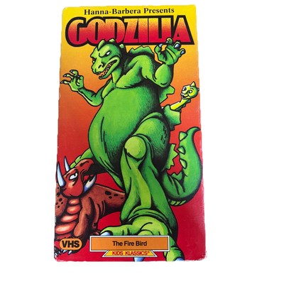 Godzilla - The Fire Bird VHS 1987 Kids Klassics Hanna Barbera Animated ...