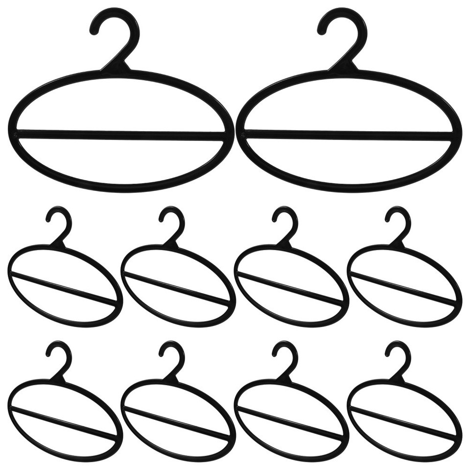 10 Pcs Closet Organizer System Hanger Space Saver Hook Scarf Clothing ...