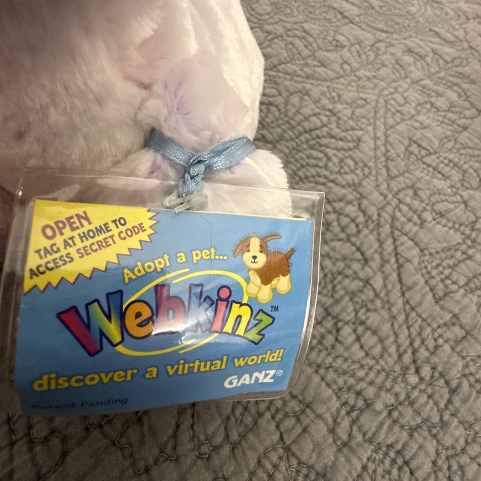 Vintage GANZ Webkinz Sherbet Bunny Attached New w/ sealed Tag ...