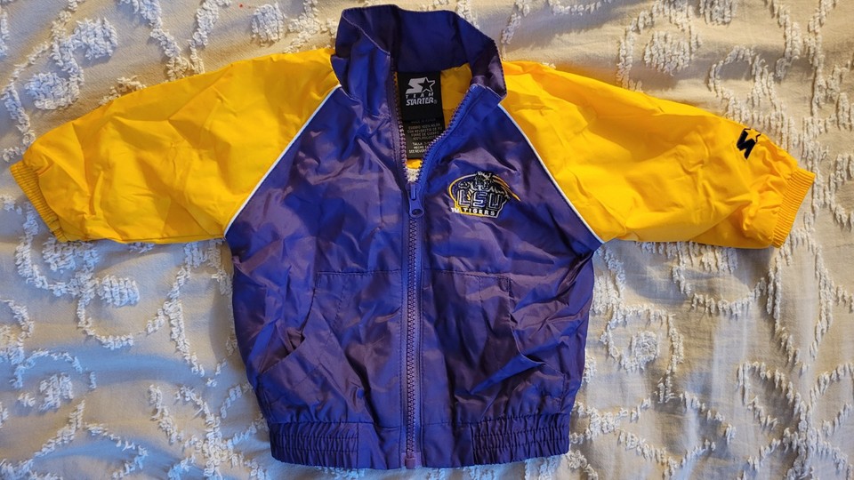 Vintage Starter NCAA LSU Tigers Babies Nylon Jacket Size 3-6 Months | eBay
