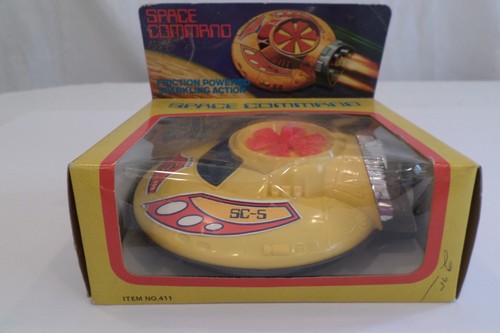 UFO Space Command Friction Powered Flying Saucer toy | eBay