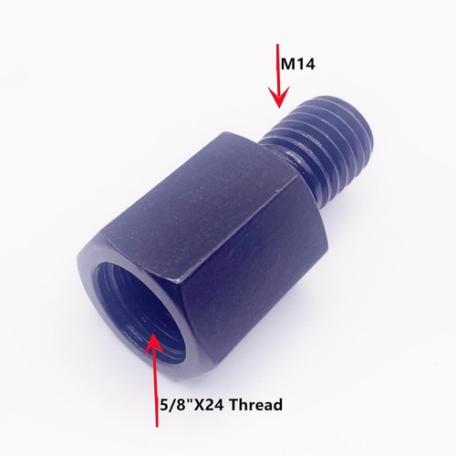 Angle Grinder Attachments Adapter 5/8" 11 Female to M14 Male for Water ...