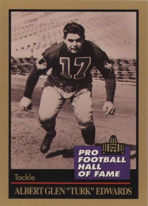 1991 Enor Pro Football Hall of Fame - Turk Edwards #38 (RC) for sale ...