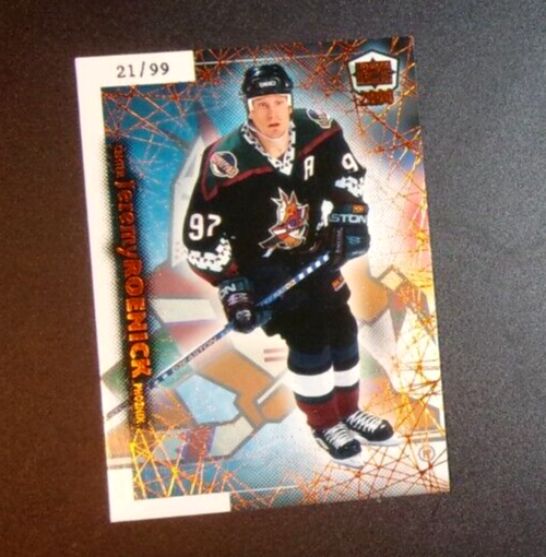 Jeremy Roenick 1999-00 Pacific Dynagon Ice #153 "Copper" #ed 21/99 HOF ...