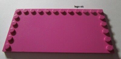 Lego 6178 Plate 6x12 Plaque Belville Dk Pink Rose du 5940 5862 5834 MOC ...