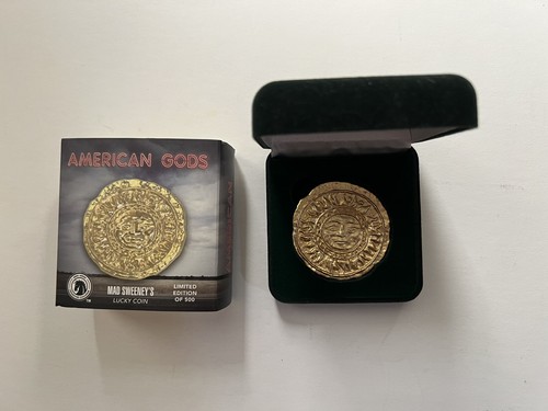 RARE LIMITED TO 500 American Gods Neil Gaiman NYCC Mad Sweeney's Lucky ...