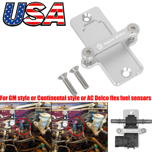 FLEX FUEL SENSOR BRACKET FOR GM ETHANOL MOUNT 30-2200 BILLET 57824279 ...